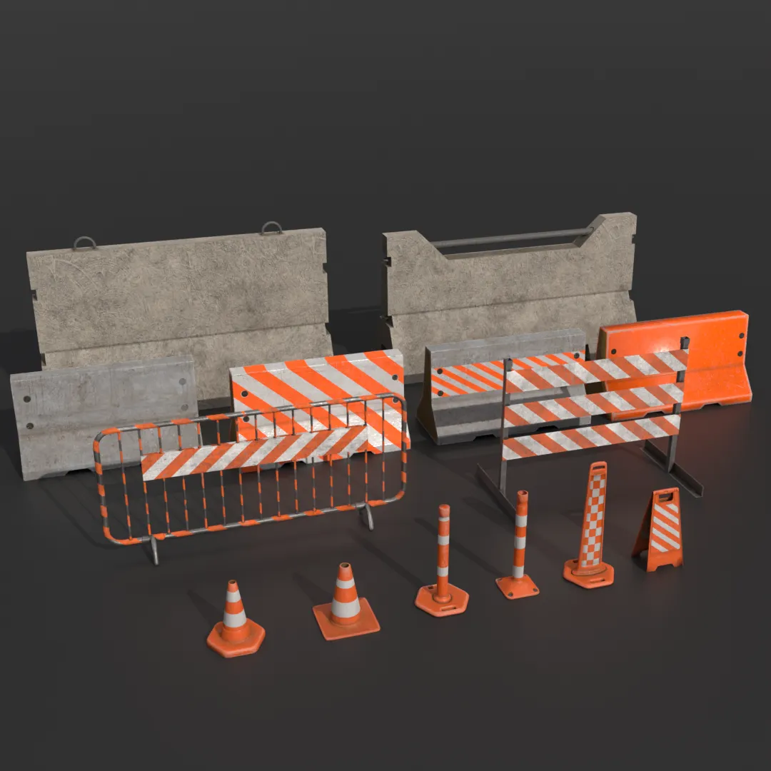 Barricade Your World with our 3D Model - Unbeatable Defense!